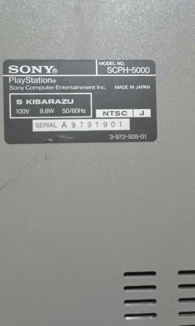 Playstation 1 scph 5000 moded, Video Gaming, Video Game Consoles ...