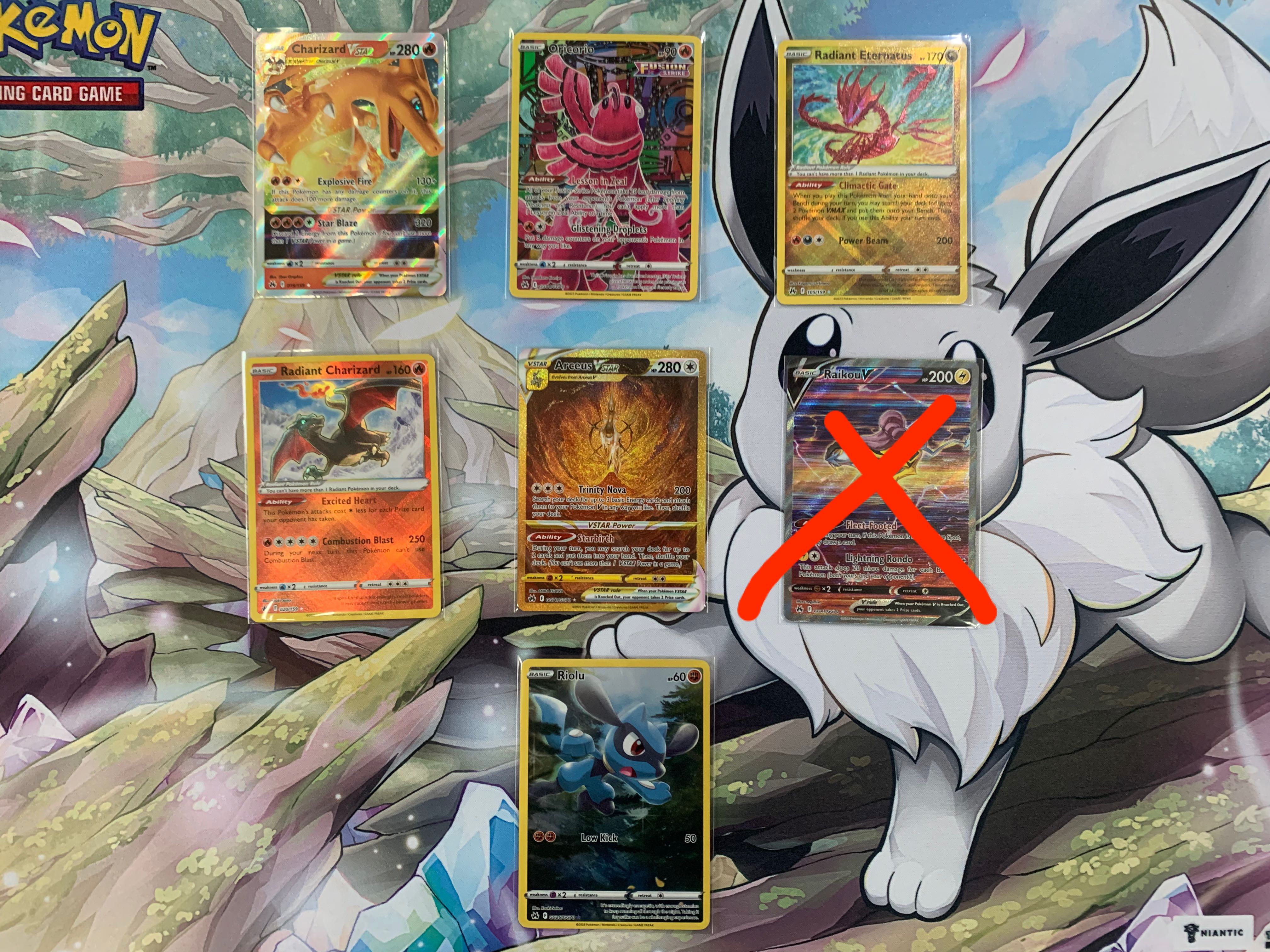 Pokemon Crown Zenith Charizard Vstar, Arceus Vstar, Oricorio, Raikou V ...