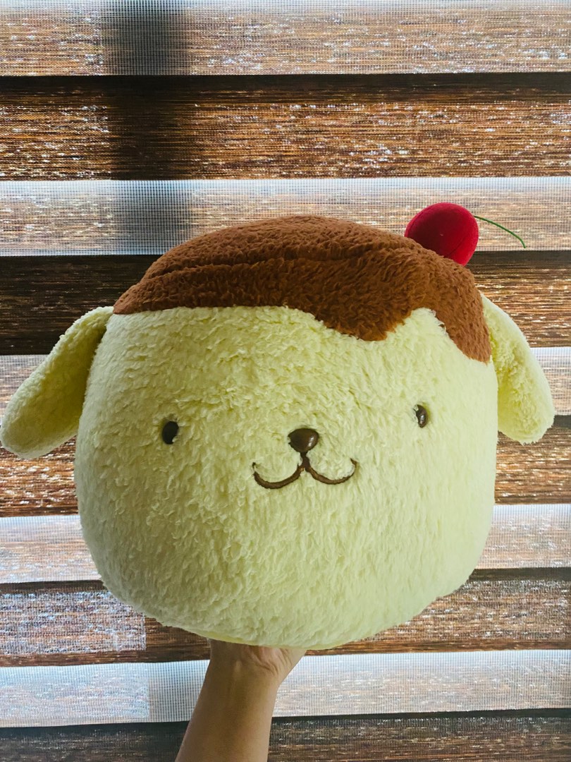Pompompurin Cherry head plush, Hobbies & Toys, Toys & Games on Carousell
