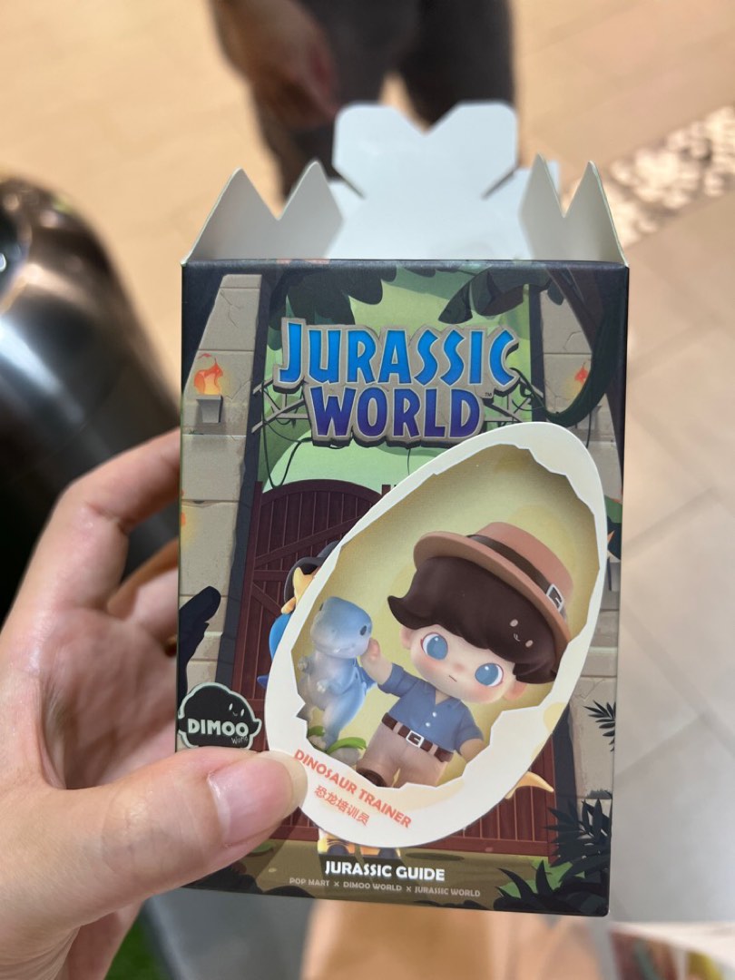 Popmart dimoo jurassic world dinosaur trainer, Hobbies & Toys, Toys ...