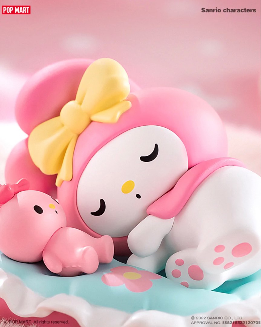 POPMART Sanrio Fall Asleep, Hobbies & Toys, Toys & Games on Carousell