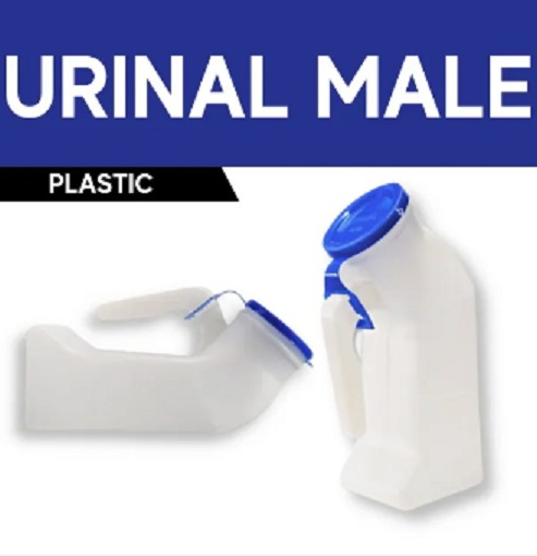 Portable Male Urinal with Handle for Travel or Traffic 1000ml Plastic ...