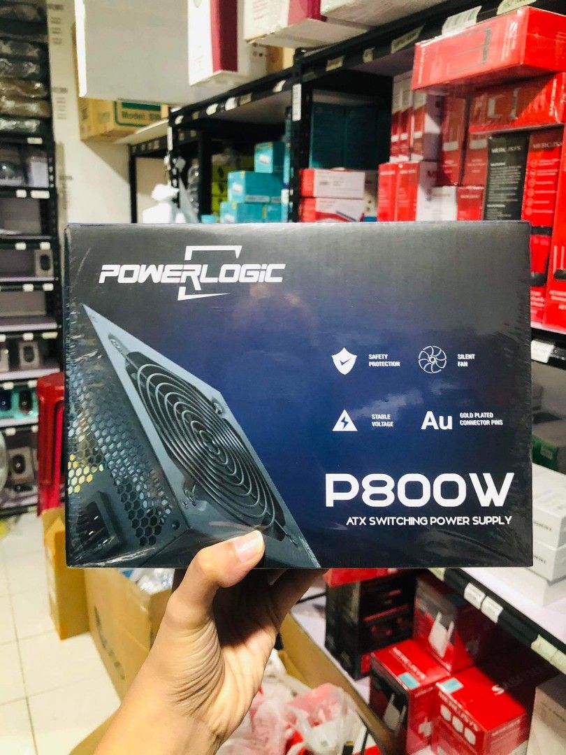 Powerlogic ATX-800w 20+4 Pin Switching Power Supply PSU, Computers & Tech, Parts & Accessories ...