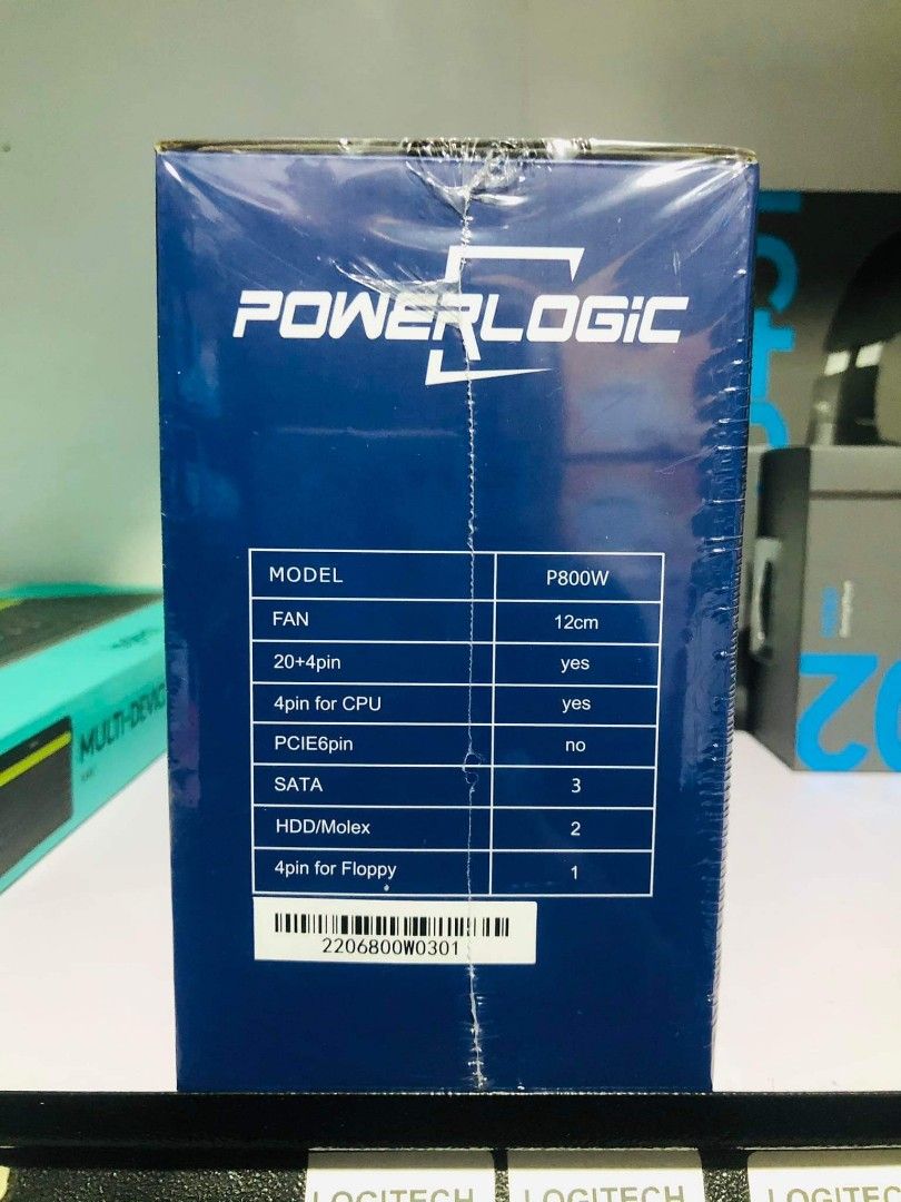 Powerlogic ATX-800w 20+4 Pin Switching Power Supply PSU, Computers & Tech, Parts & Accessories ...