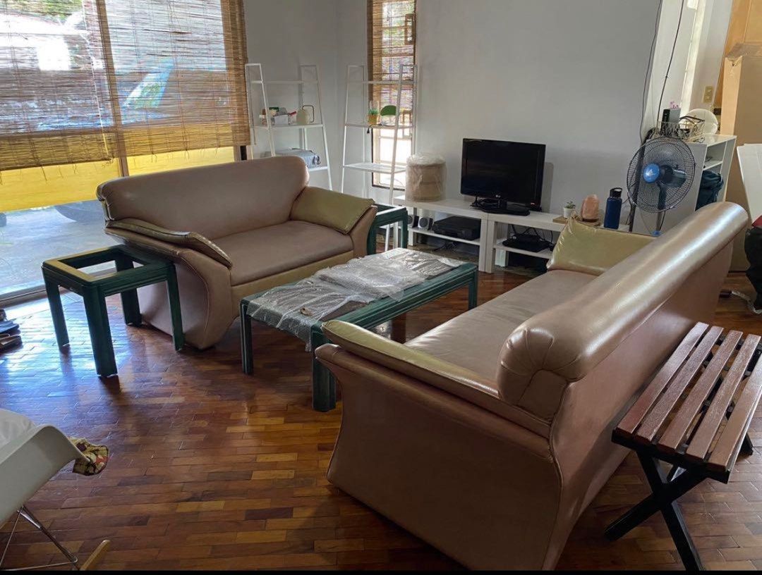 Pre Loved - Sala set (sofa and center table), Furniture & Home Living ...