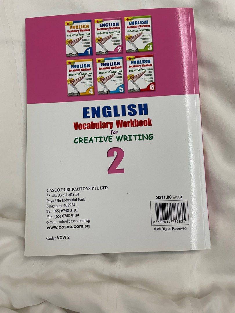 Primary 2 English Vocabulary Workbook, Hobbies & Toys, Books ...