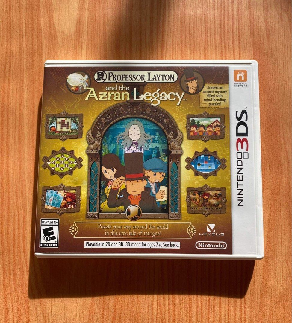 Professor Layton and The Azran Legacy 2DS/3DS, Video Gaming, Video ...