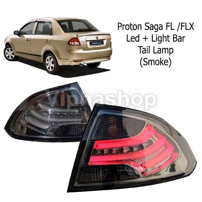Proton saga FL/FLX led + lightbar tail lamp L&R, Auto Accessories on ...