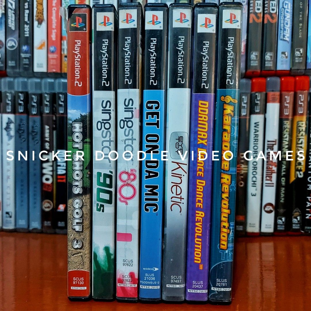 PS2 GAMES Golf|Karaoke|Dance Revolution|SingStar|Get on da Mic, Video ...
