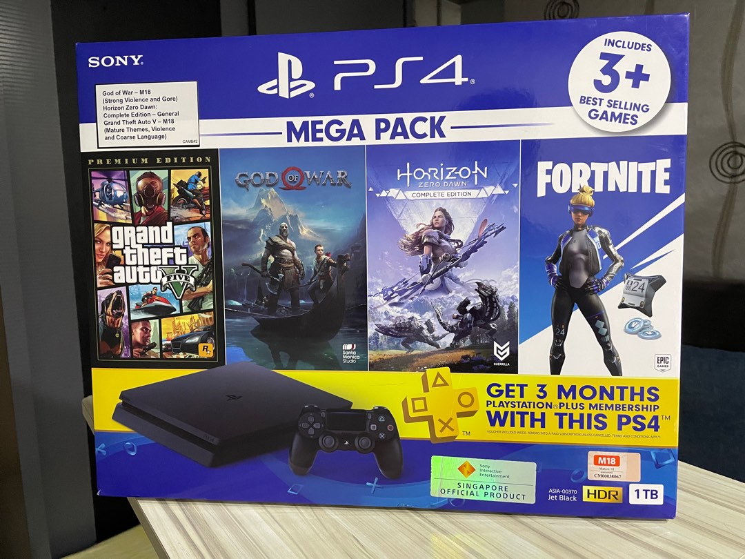 PS4 mega Pack 1 TB, Video Gaming, Video Game Consoles, PlayStation on ...