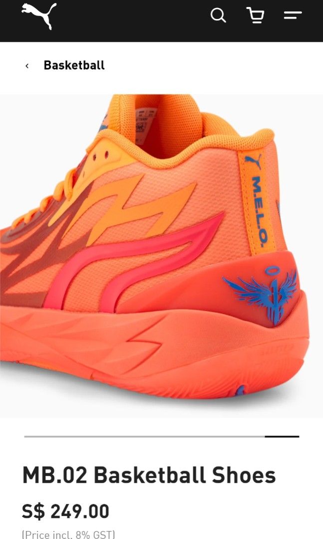 PUMA MB.02 Basketball Shoes, Men's Fashion, Footwear, Sneakers on Carousell