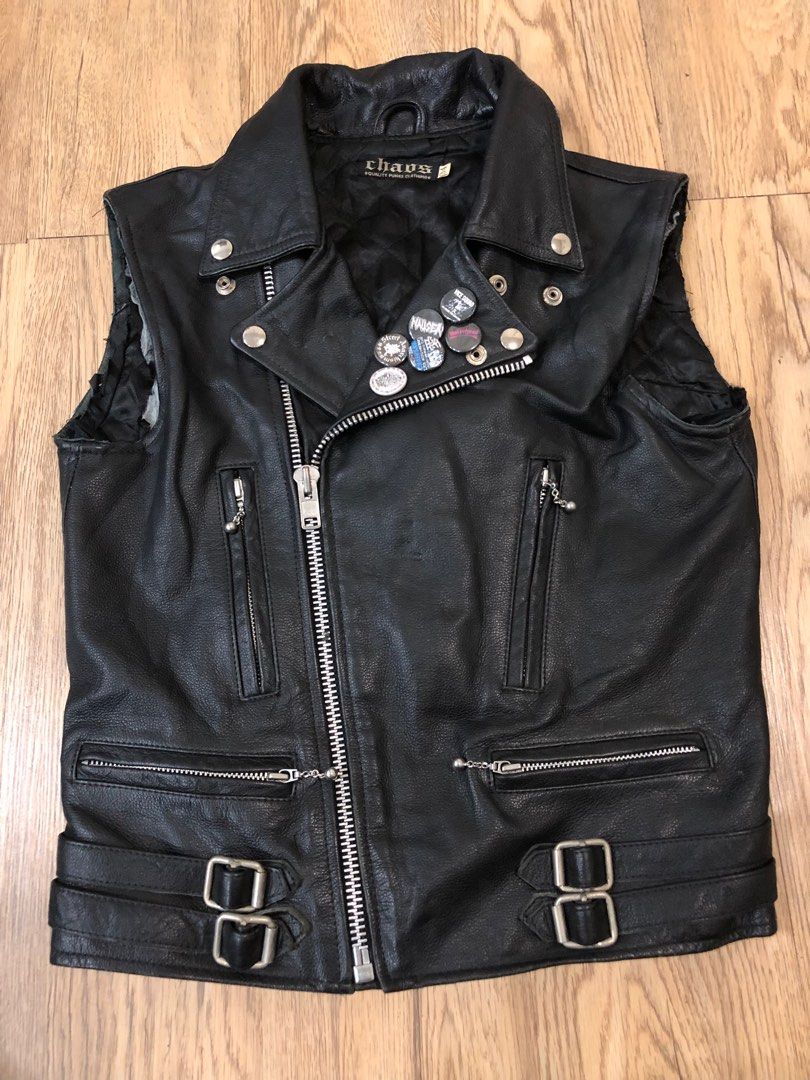 Punk Clothing custom leather jacket, Men's Fashion, Coats, Jackets and Outerwear on Carousell