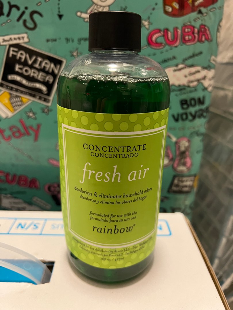 Rainbow fresh air 消毒藥水配合Rainbow吸塵機使用，空氣清新作用, 傢俬＆家居, 家居清潔及護理用品, 清潔工具 ...
