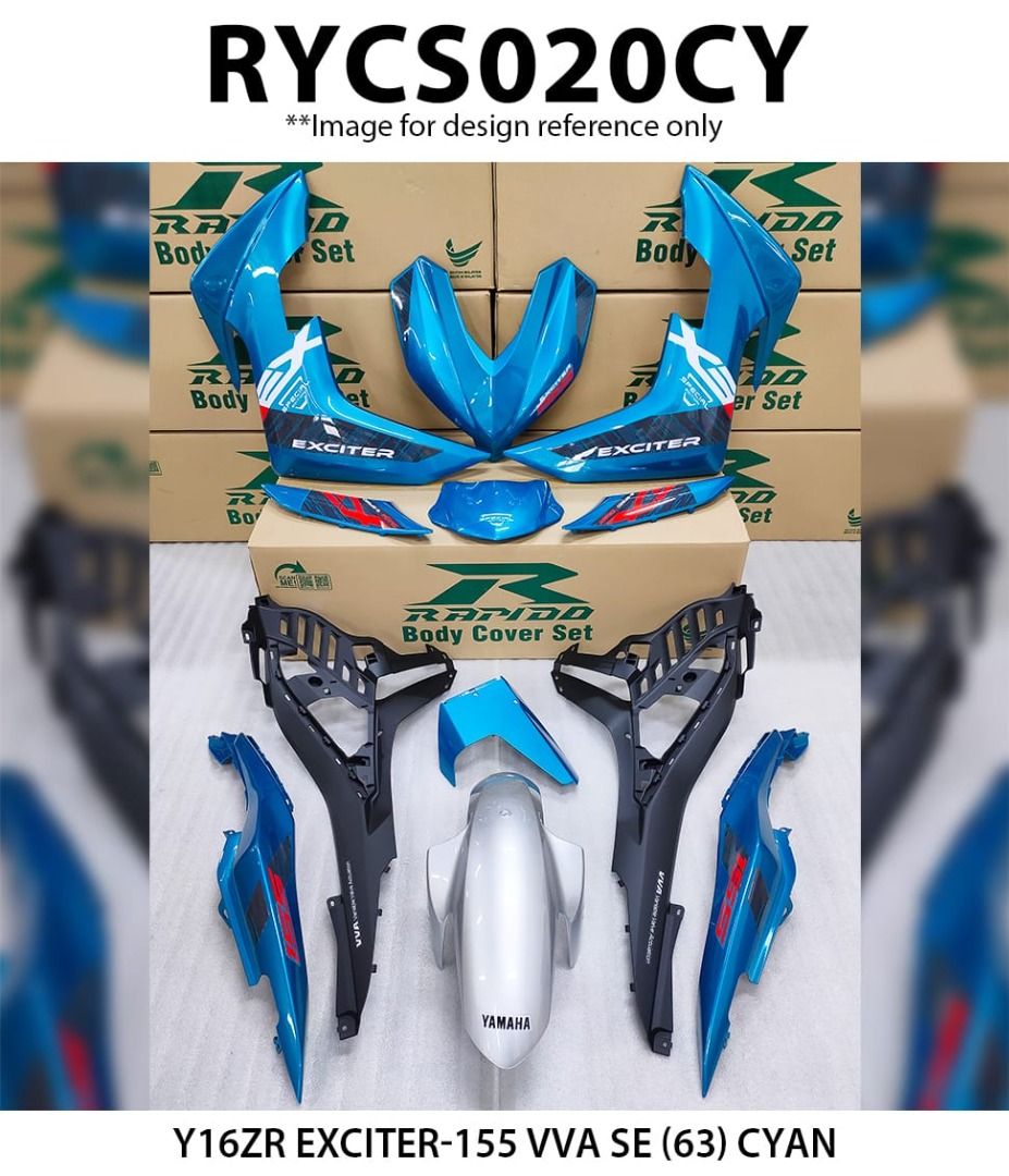 Rapido Cover Set Coverset SNIPER155 V3 Y16 Y16ZR Exciter-155 VVA SE (63 ...