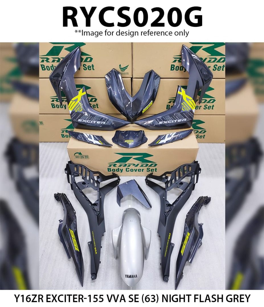 Rapido Cover Set Coverset SNIPER155 V3 Y16 Y16ZR Exciter-155 VVA SE (63 ...