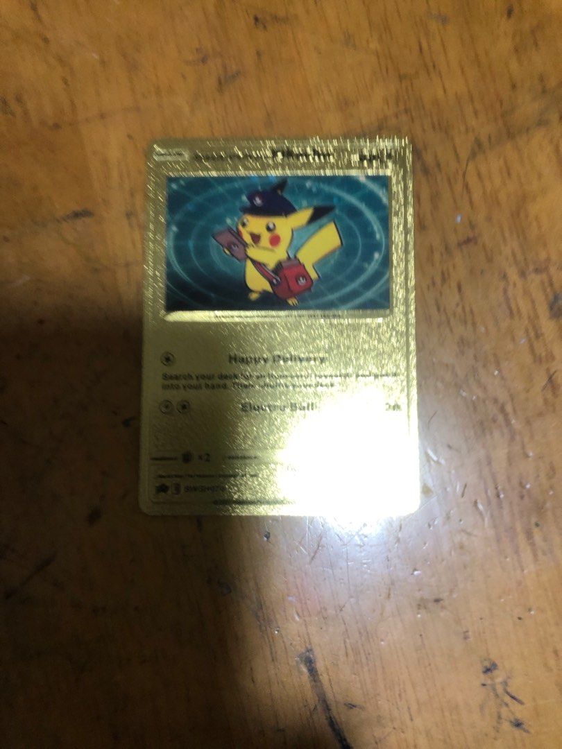 Rare gold pokemon cards - real, Hobbies & Toys, Toys & Games on Carousell