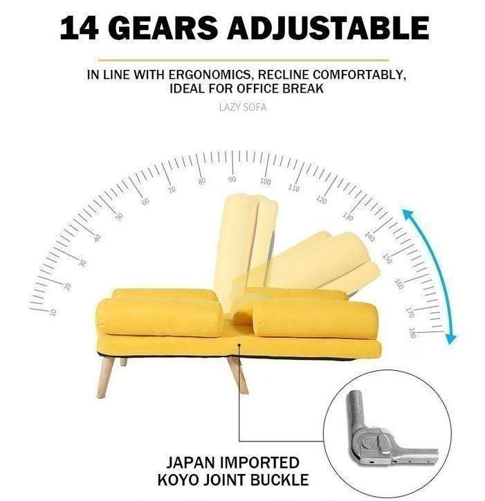 Recliner Sofa Chair + Leg Rest (Available in 3 Colors), Furniture ...