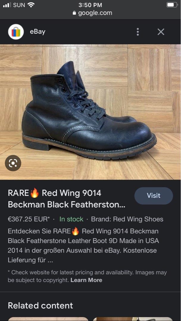 Red Wing 9014 Beckham, Men's Fashion, Footwear, Boots on Carousell