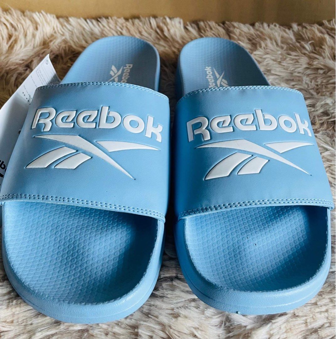 Reebok slides, Men's Fashion, Footwear, Slippers & Slides on Carousell