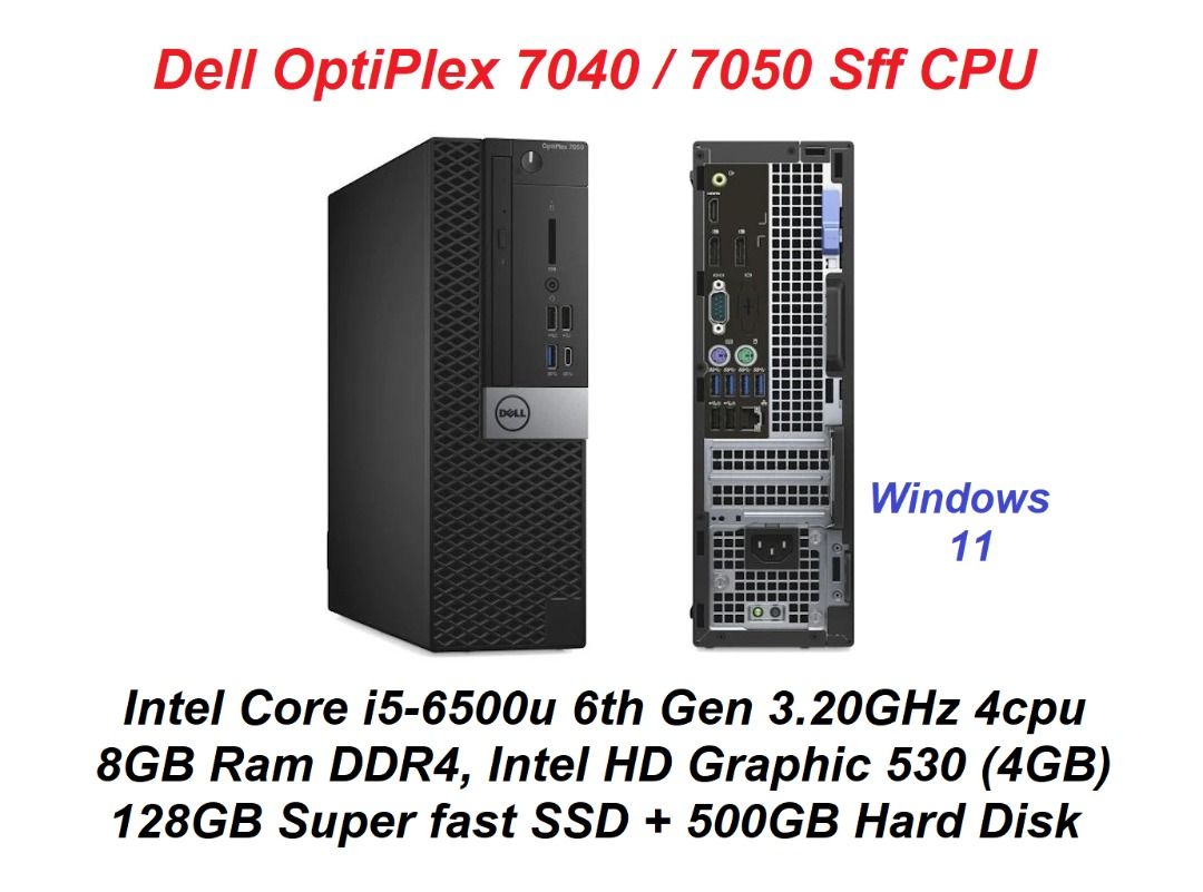Refurbish Full Set PC Dell OptiPlex 7050 Sff with 23" Full HD LED ...