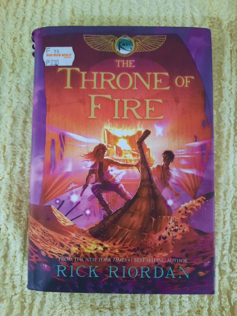 RICK RIORDAN KANE CHRONICLES SET Red Pyramid Throne of Fire Serpent's ...