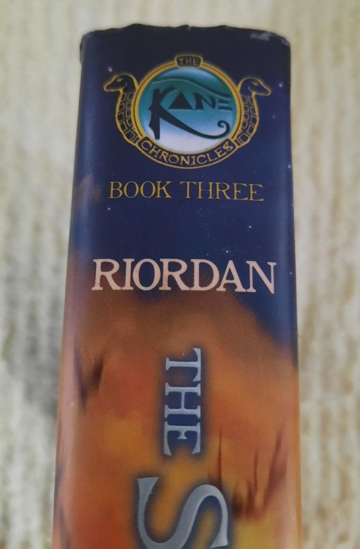 RICK RIORDAN KANE CHRONICLES SET Red Pyramid Throne of Fire Serpent's ...