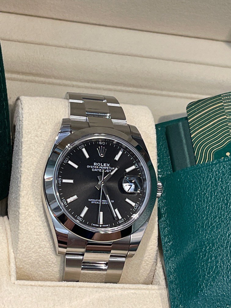 Rolex 126300 Black Dial, Luxury, Watches on Carousell