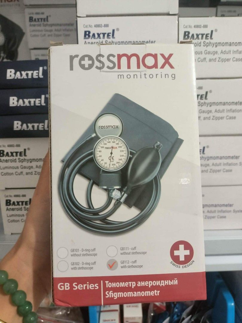 ROSSMAX MONITORING MANUAL BP, Health & Nutrition, Medical Supplies & Tools on Carousell