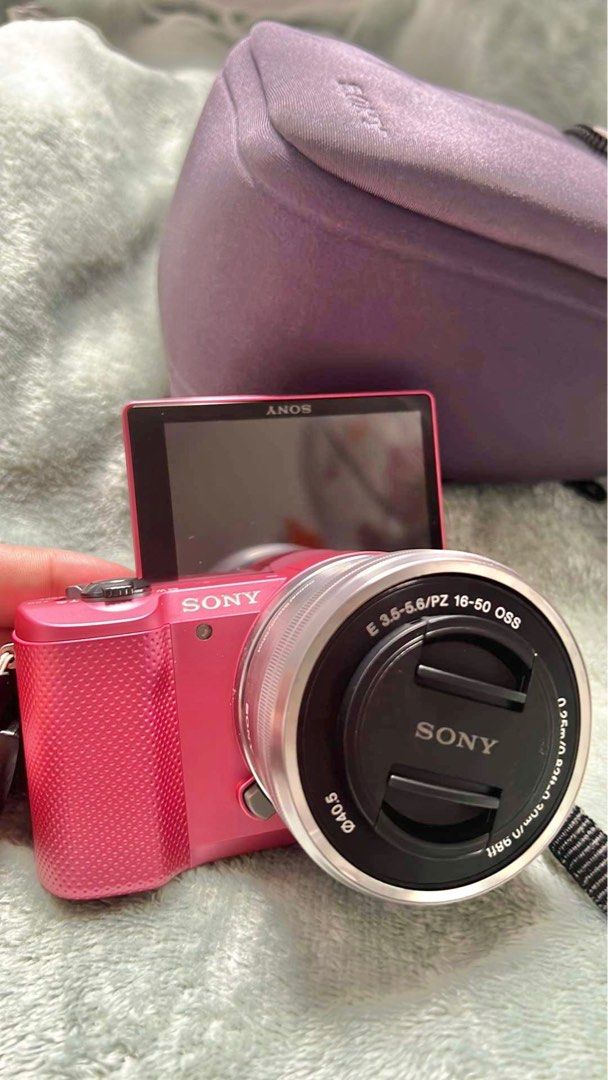 Rush SALE Sony Pink Camera a5000 wifi ready, Photography, Cameras on ...