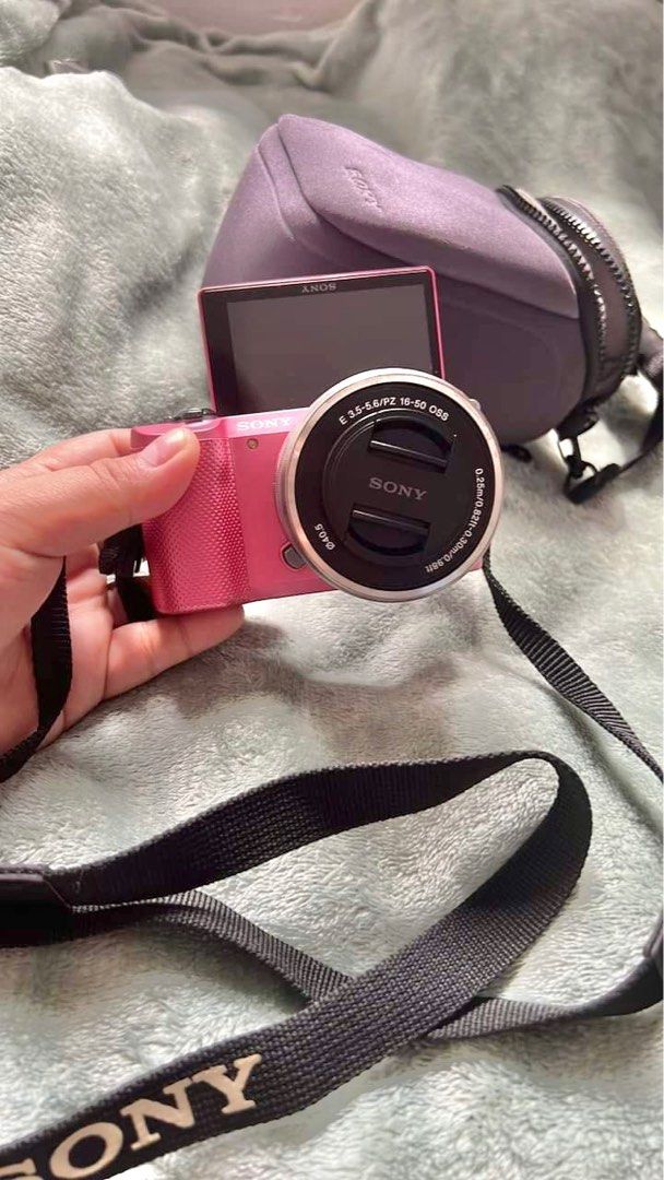 Rush SALE Sony Pink Camera a5000 wifi ready, Photography, Cameras on ...