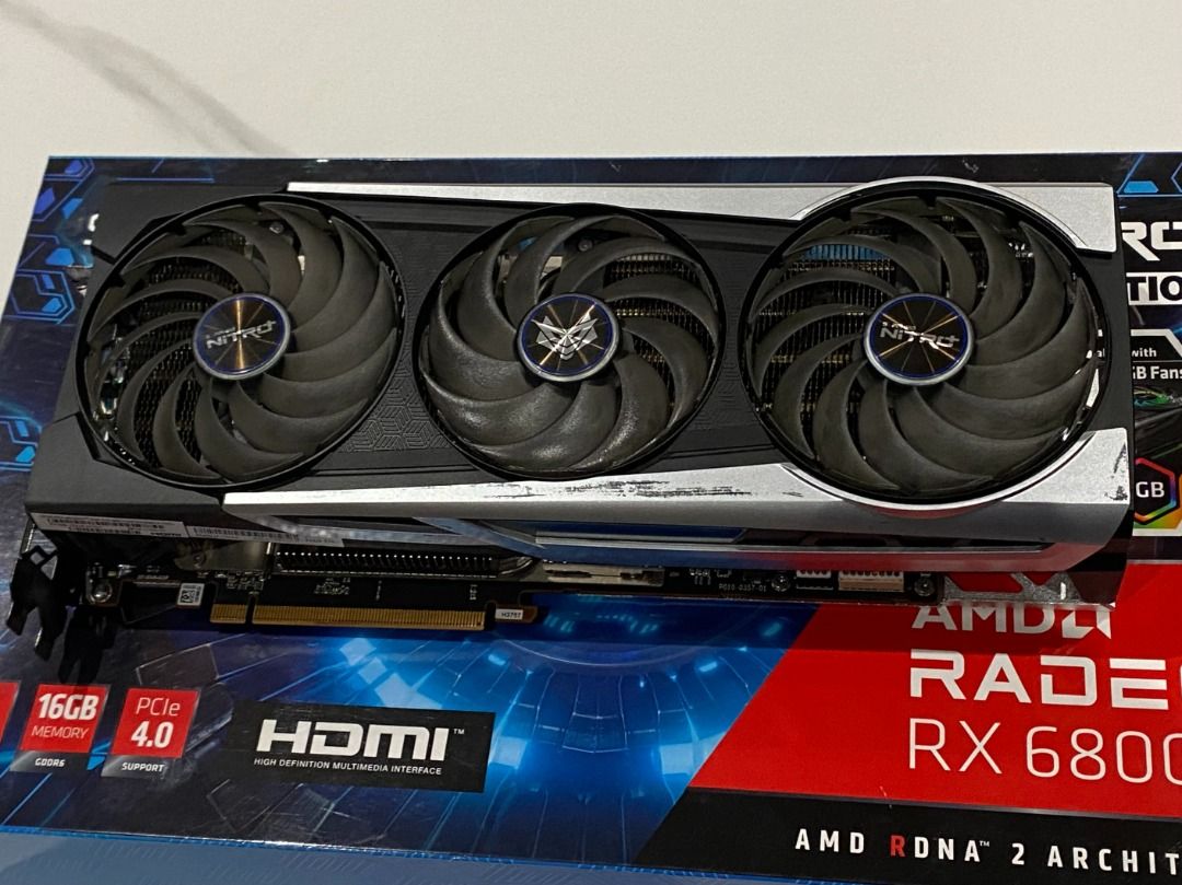 RX 6800 XT 16GB GDDR6 NITRO+ AMD Radeon, AMD RDNA 2, Computers & Tech ...