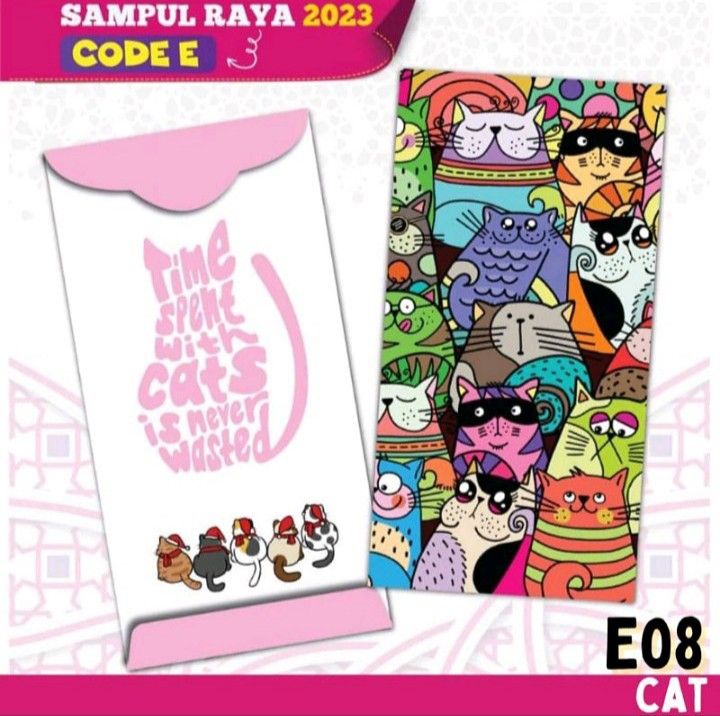 Sampul Raya Kucing, Hobbies & Toys, Stationery & Craft, Art & Prints on ...