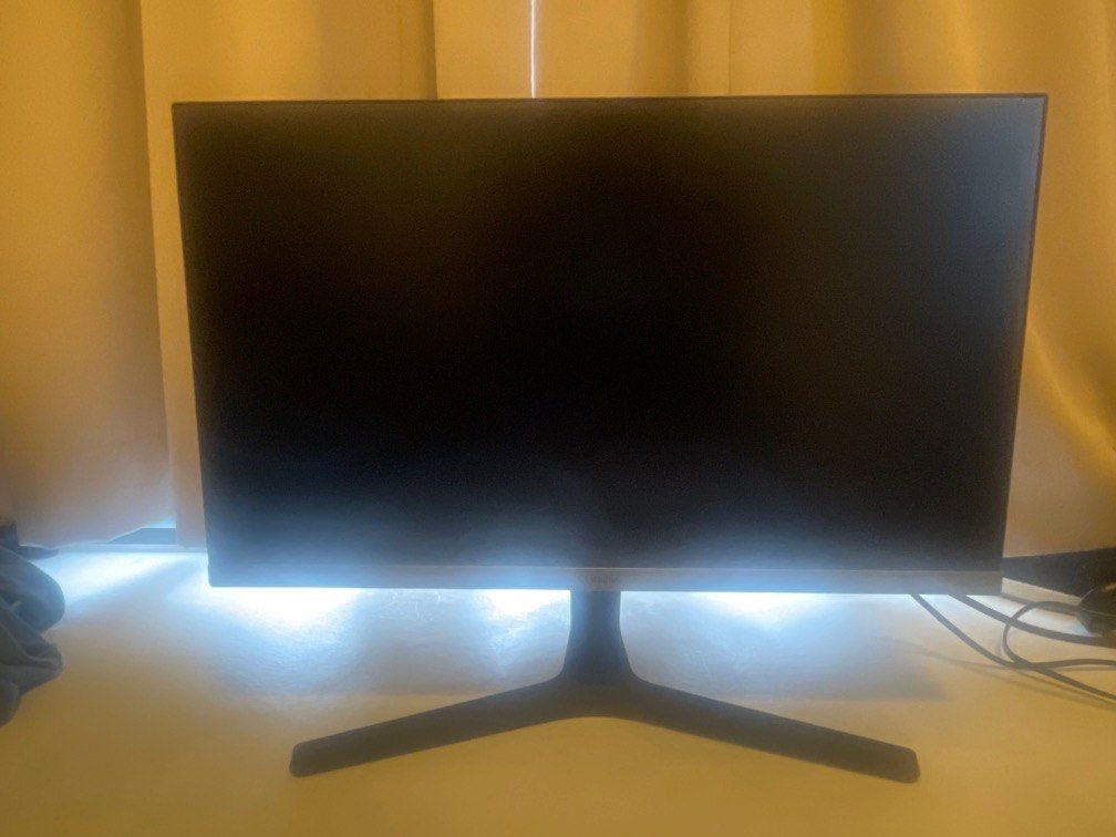 SAMSUNG Full HD Bezel-Less Monitor with IPS Panel, 24",Dark Blue Gray ...