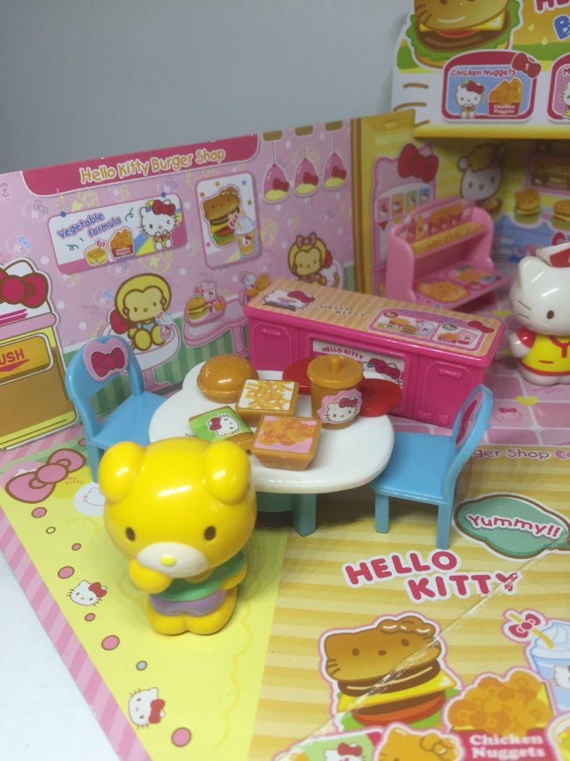 Sanrio Hello Kitty Mini Burger Shop Playset, Hobbies & Toys, Toys ...