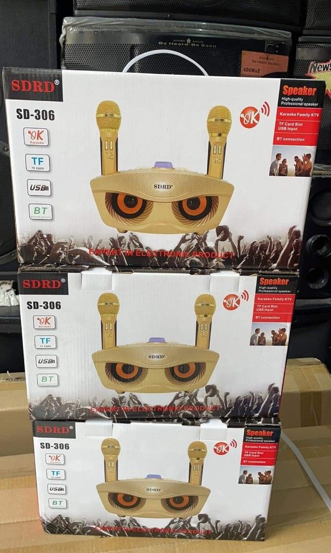 SDRD Bluetooth Portable Speaker Model: SD-306plus, Audio, Portable Audio Accessories on Carousell