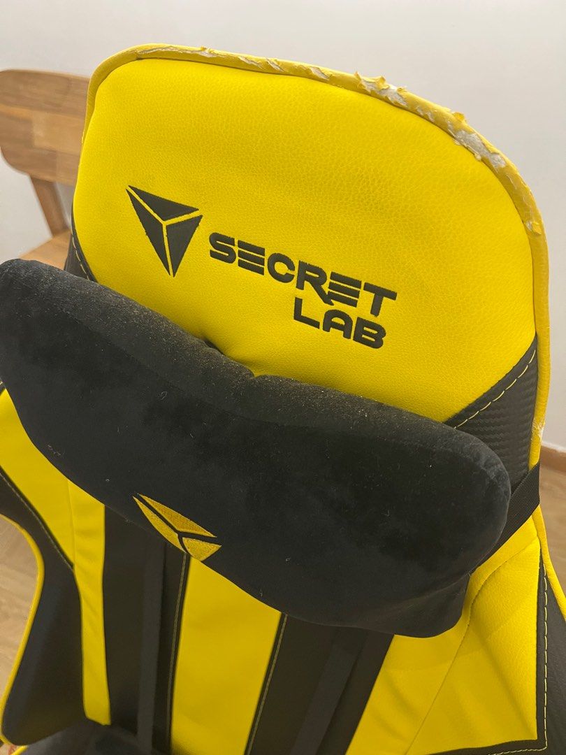 Secret Lab Gaming Leather Chair Throne, Furniture & Home Living ...