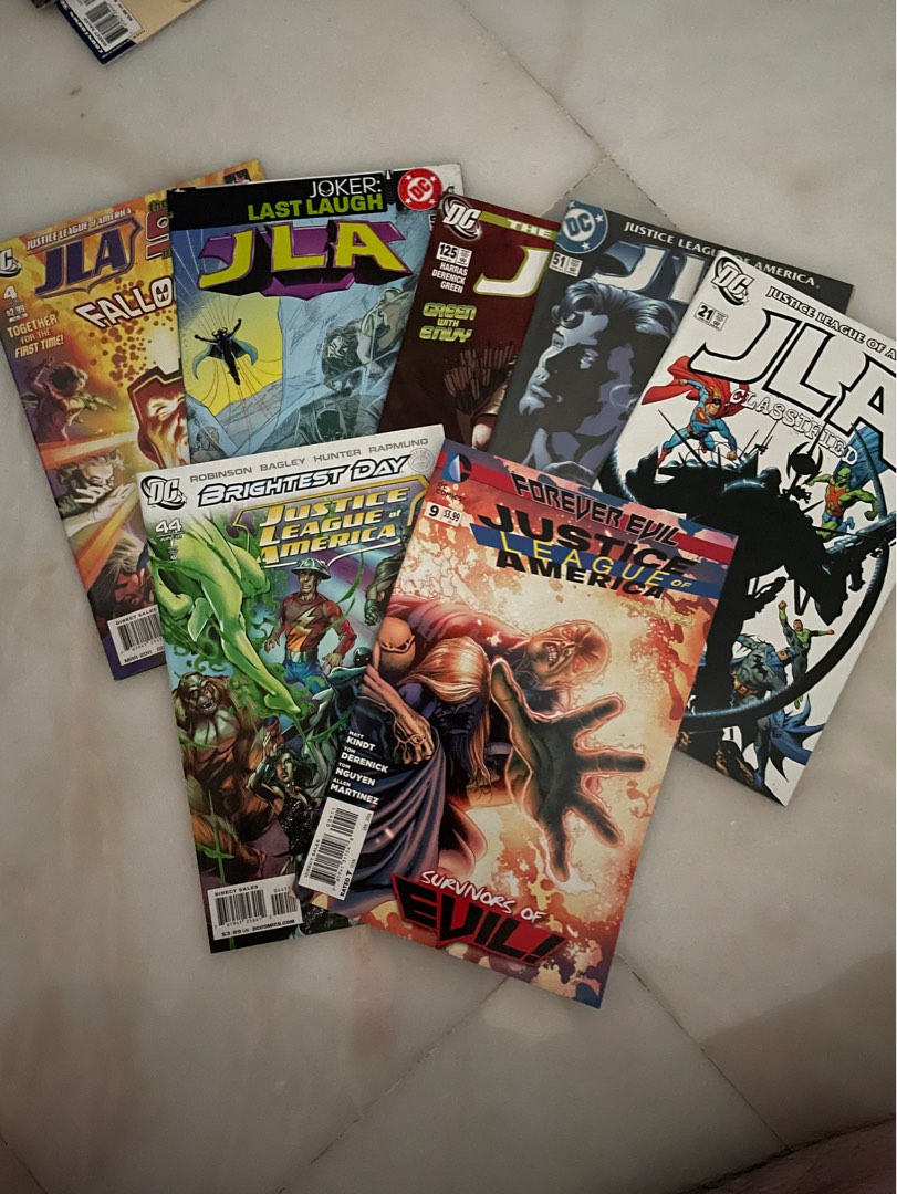 (Set of 7) DC comics Justice League JLA lot, Hobbies & Toys, Books ...