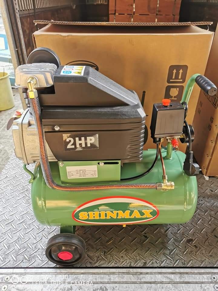 Shinmax 2hp 30liters compressor, Commercial & Industrial, Construction ...