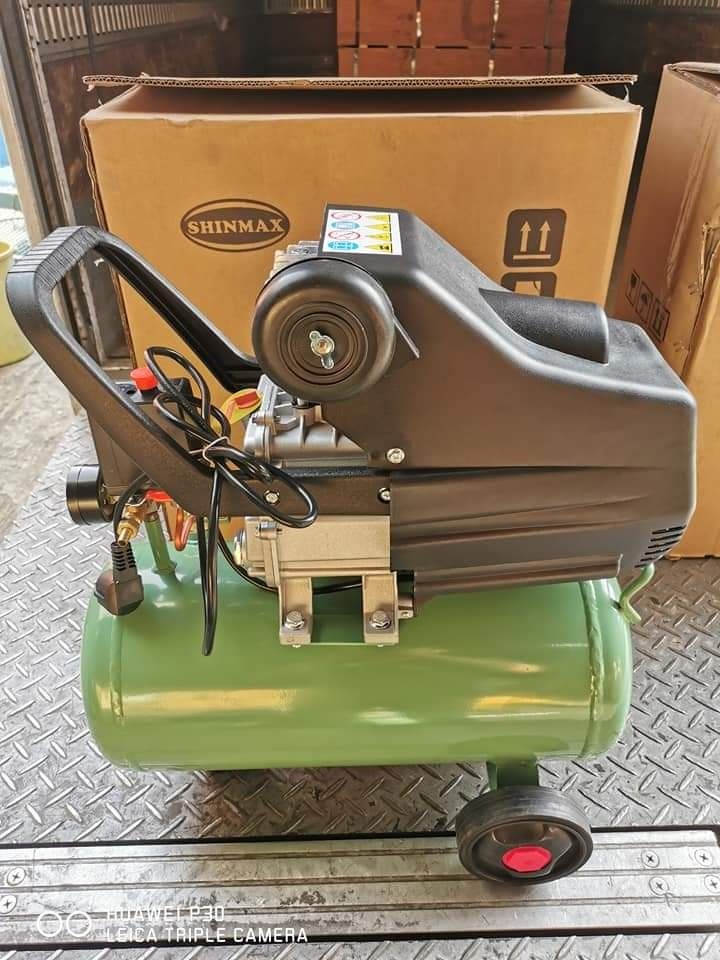 Shinmax 2hp 30liters compressor, Commercial & Industrial, Construction ...