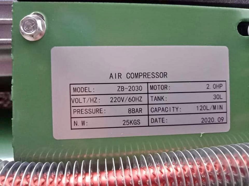 Shinmax 2hp 30liters compressor, Commercial & Industrial, Construction ...