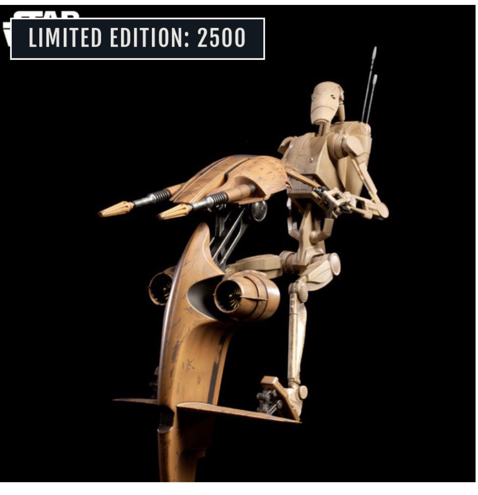 Sideshow 1/6 scale S.T.A.P. AND BATTLE DROID, Hobbies & Toys, Toys ...