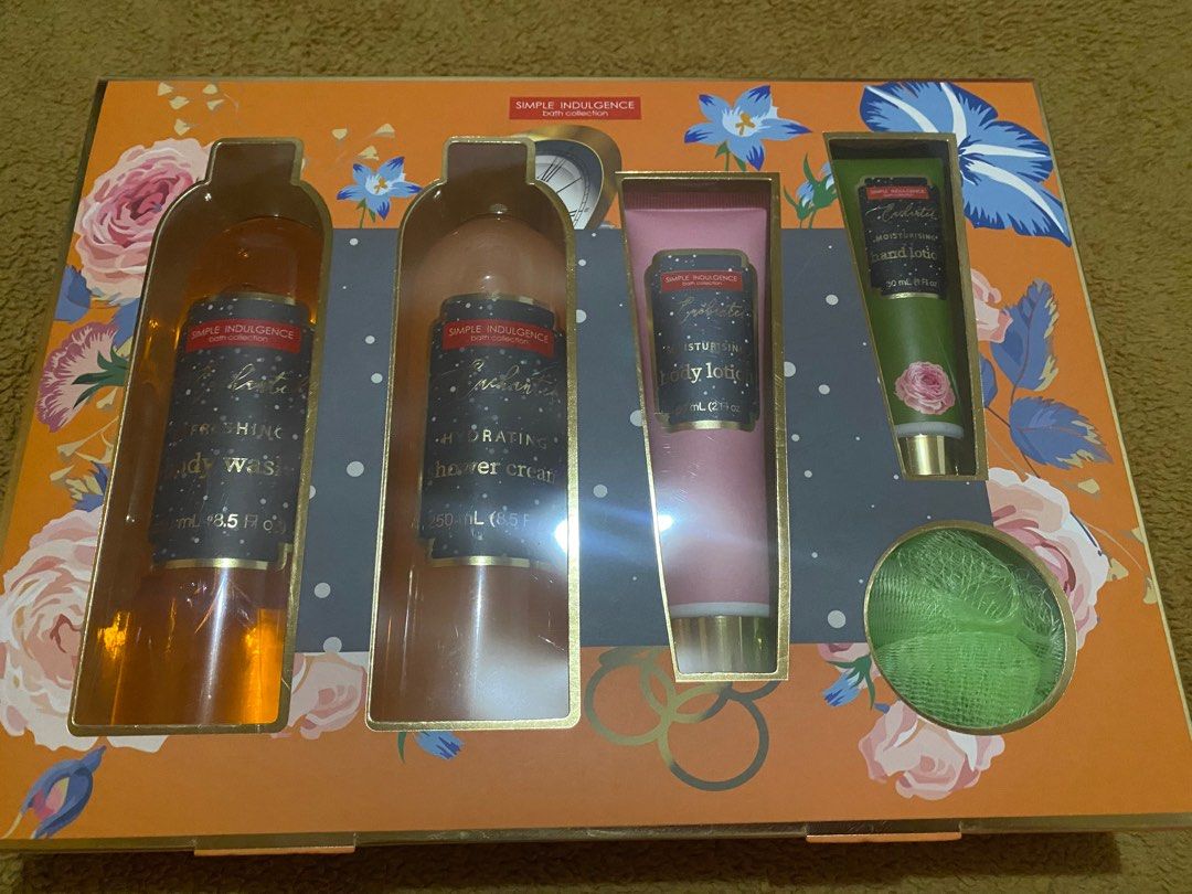Simple indulgence bath collection gift set, Beauty & Personal Care ...