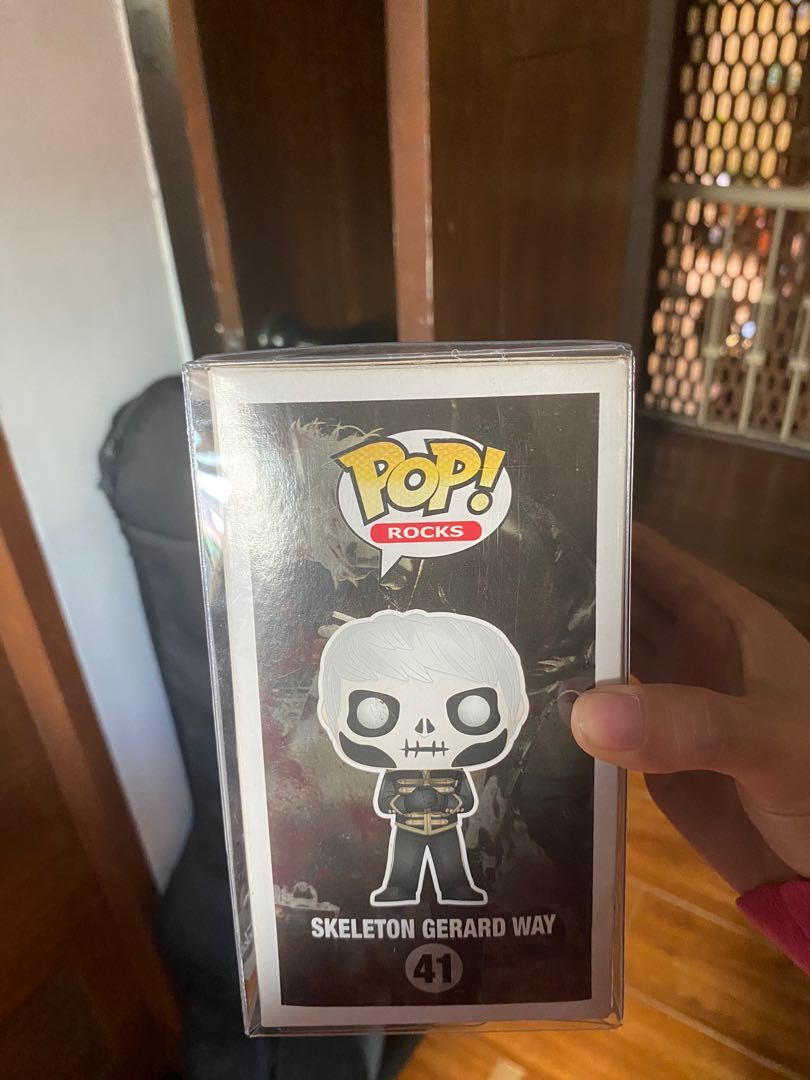 SKELETON GERARD WAY FUNKO POP MY CHEMICAL ROMANCE, Hobbies & Toys, Toys ...