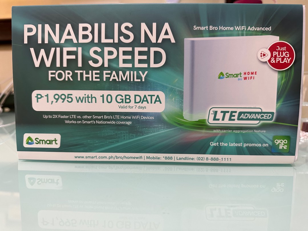 Smart Bro advance LTE+ home Wi-Fi, Mobile Phones & Gadgets, Mobile ...