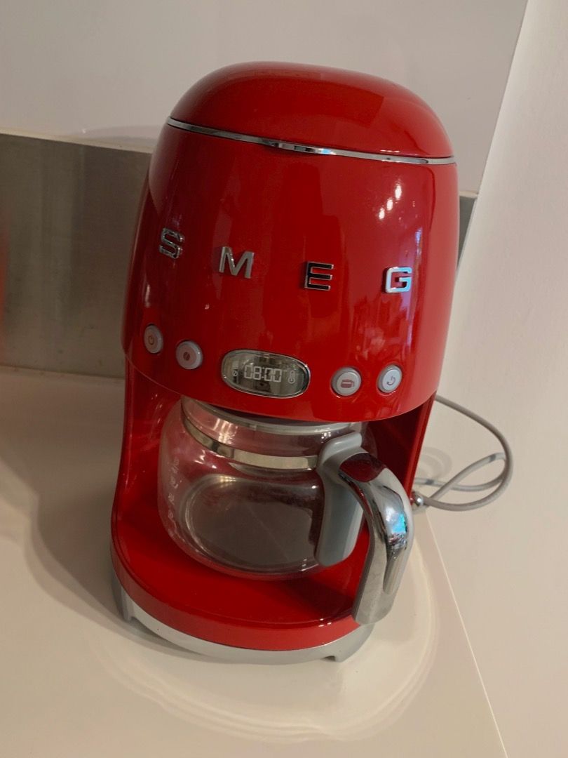 Smeg Drip Coffee Machine - Red, TV & Home Appliances, Kitchen ...
