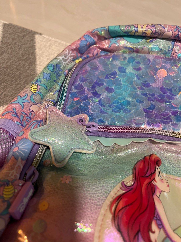 Smiggle Backpack Mermaid Ariel, Women's Fashion, Bags & Wallets ...