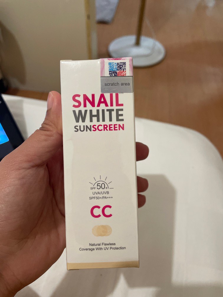 Snail White Sunscreen, Beauty & Personal Care, Face, Face Care on Carousell