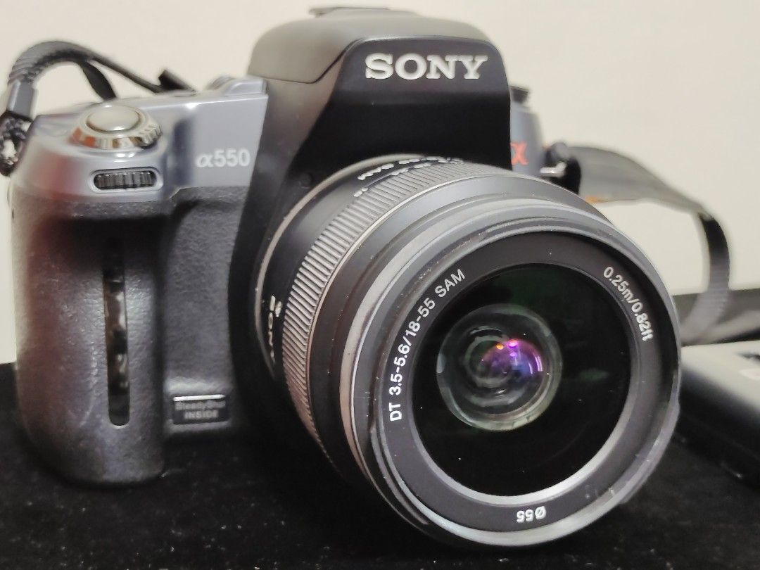 Sony a550 DSLR Kit, Photography, Cameras on Carousell