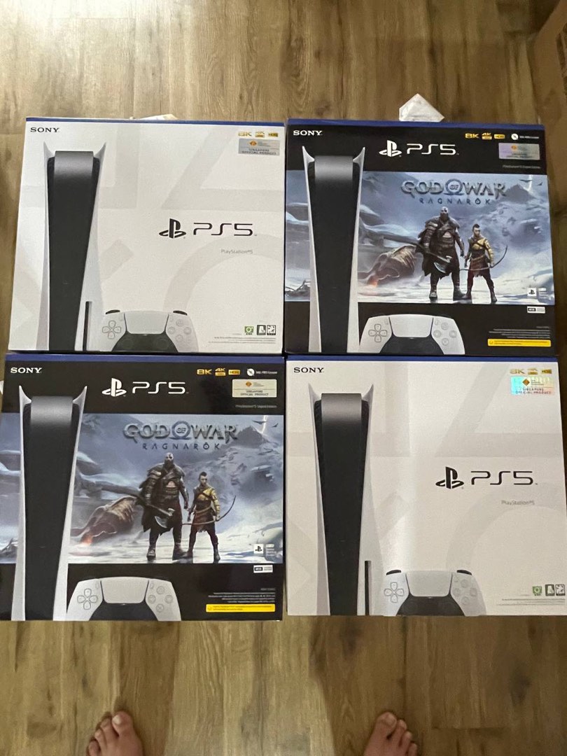 Sony PS5 Digital GOW bundle and disc edition, Video Gaming, Video Game Consoles, PlayStation on ...