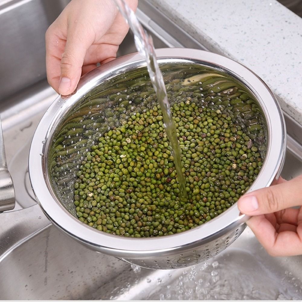 Stainless Steel Kitchen Strainer & Washing Bowl / Washing Drainer ...